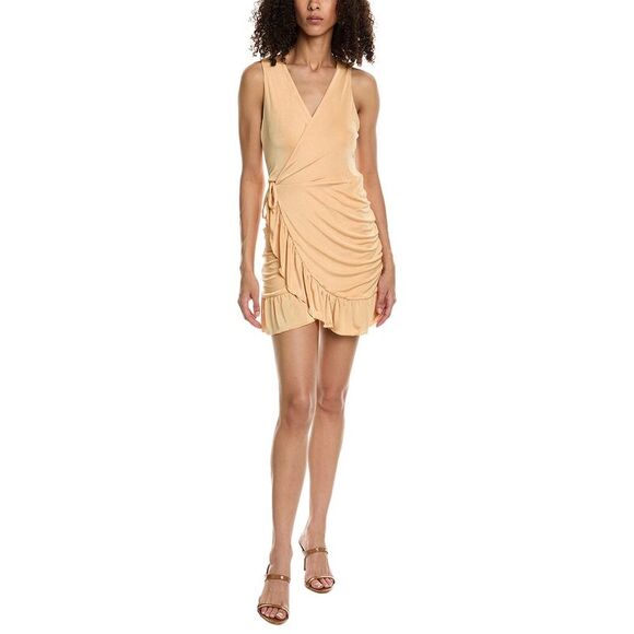 Chaser | Dresses | Chaser Electric Slinky Rib Wrap Mini Dress | Poshmark